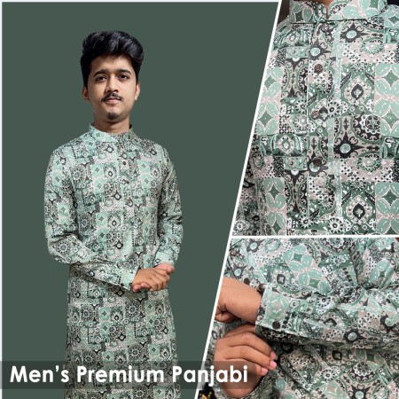 Men's Exclusive Digital Print Panjabi