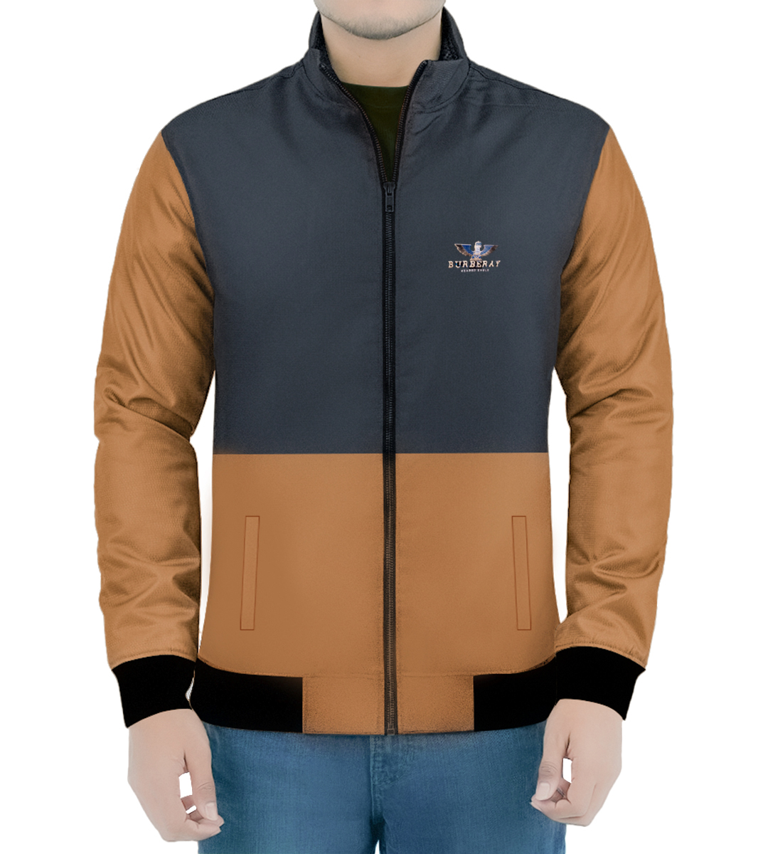 High Neck Jacket For Men's